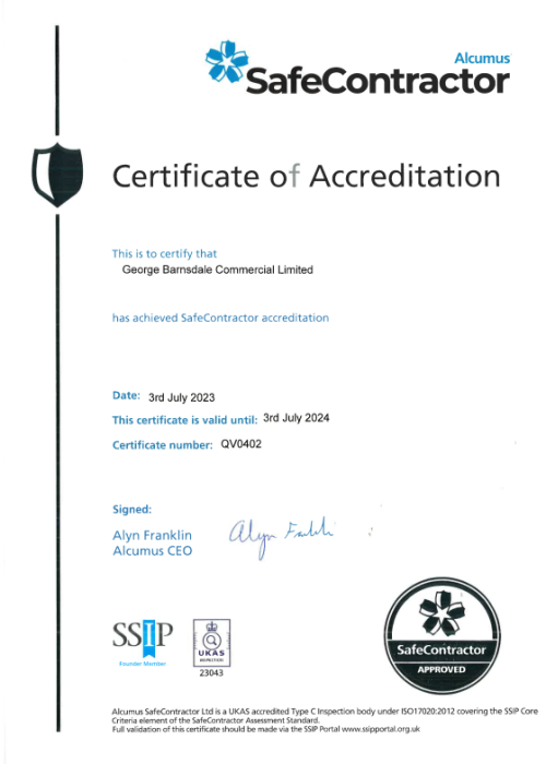 Certificates - George Barnsdale